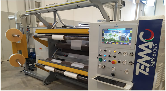 Eco-friendly slitter rewinder EMS/IS - Slitter Rewinders Temac